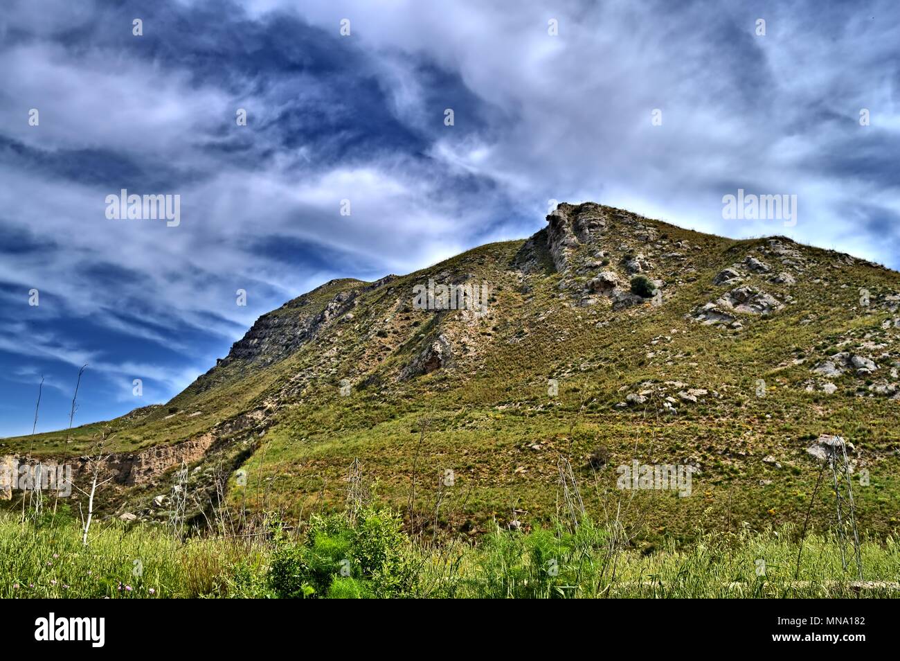 Stunning Sicilian Mountain Landscape, Italy, Europe Stock Photo - Alamy