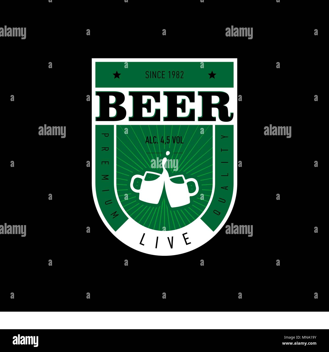 Beer label design hi-res stock photography and images - Alamy