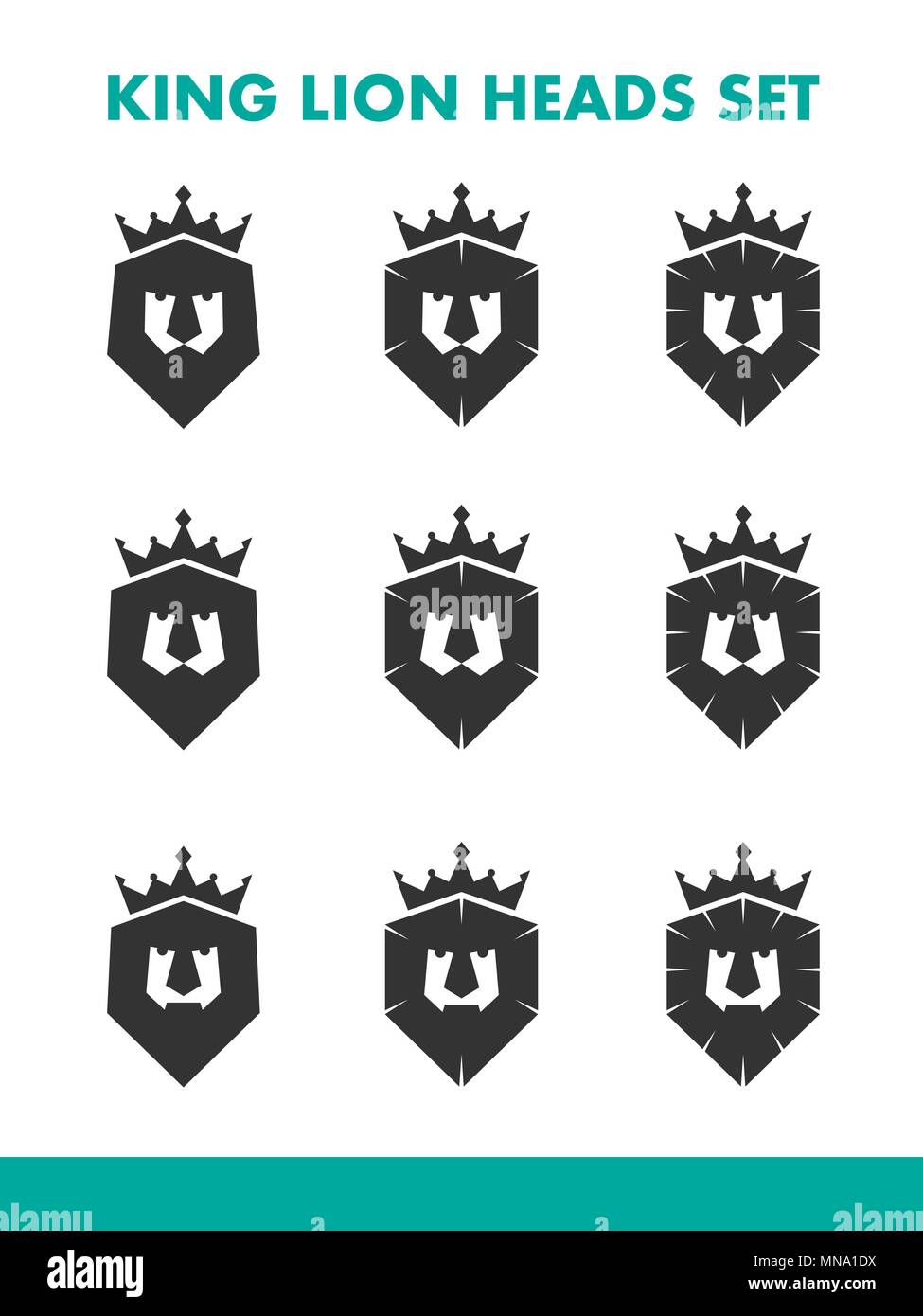 Lion name logo Stock Vector Images - Alamy