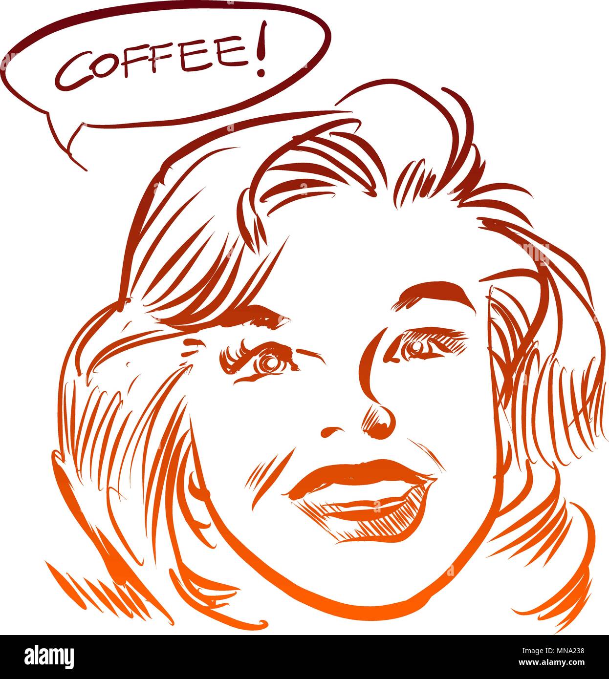 Retro comic book style woman hi-res stock photography and images - Alamy