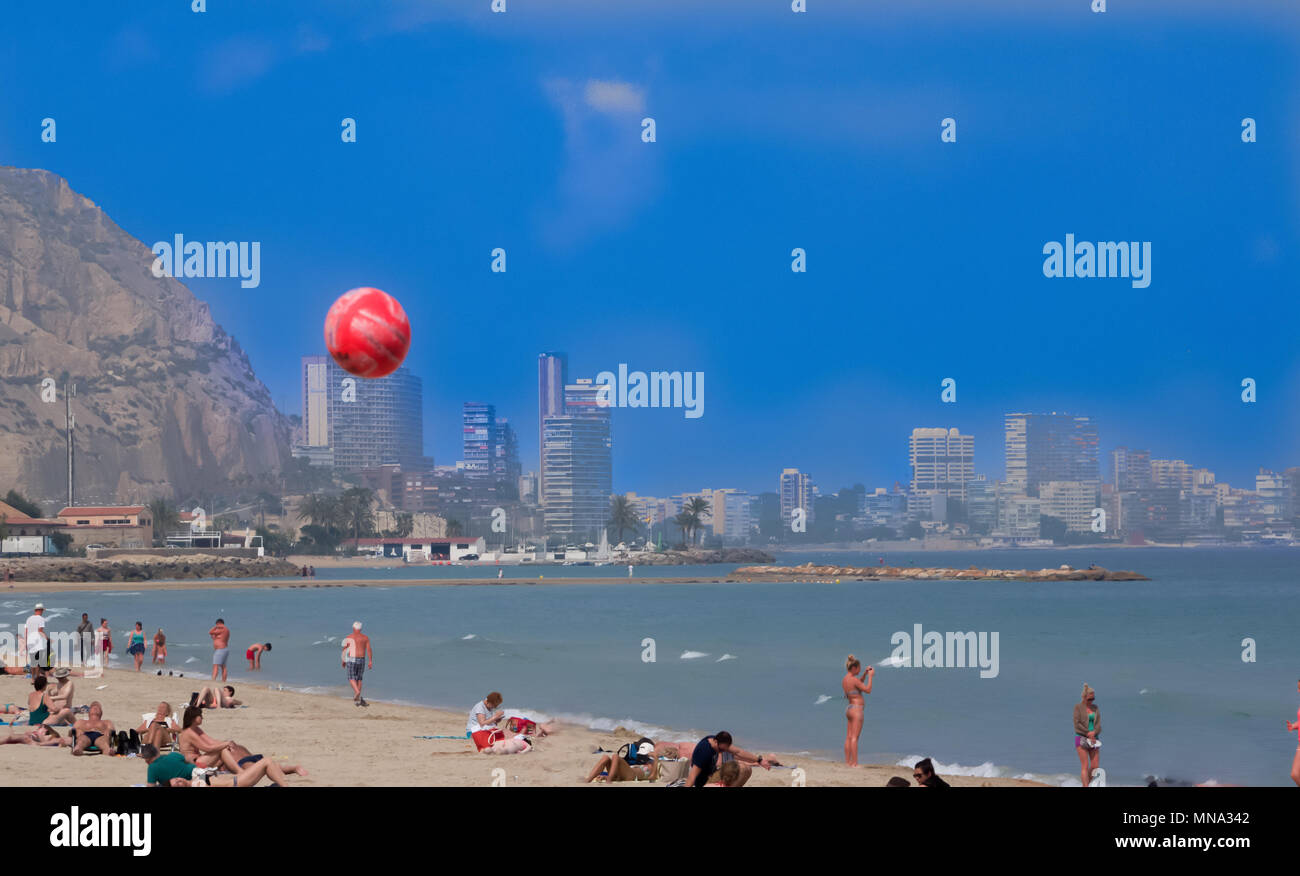 Alicante beach spain hi-res stock photography and images - Alamy