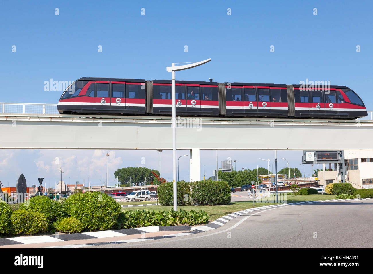 Venice People Mover Series: The Venice people Mover tram be pulled ...