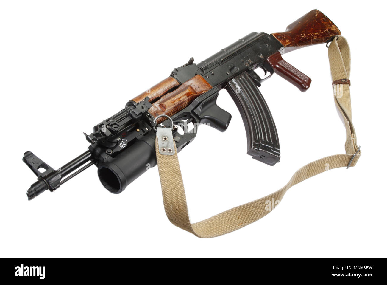 Kalashnikov with GP-25 grenade launcher Stock Photo - Alamy