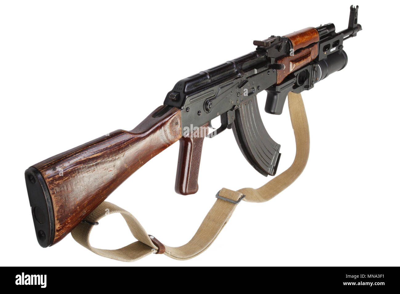 Kalashnikov with GP-25 grenade launcher Stock Photo - Alamy