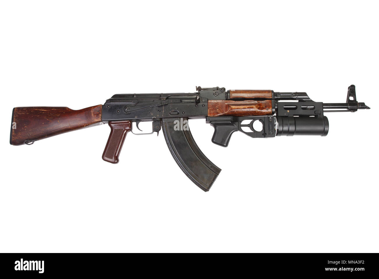 Kalashnikov with GP-25 grenade launcher Stock Photo - Alamy