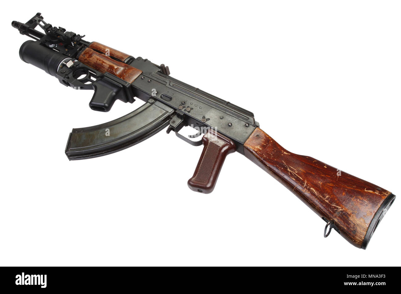 Kalashnikov with GP-25 grenade launcher Stock Photo - Alamy