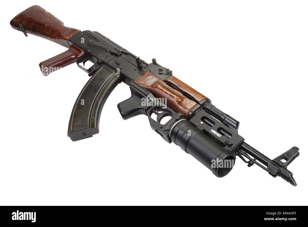 Kalashnikov with GP-25 grenade launcher Stock Photo - Alamy