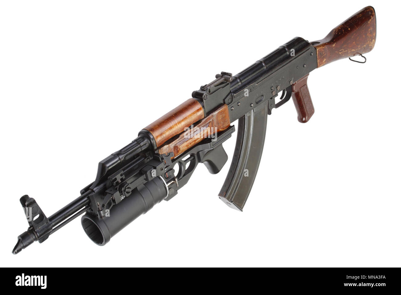 Kalashnikov with GP-25 grenade launcher Stock Photo - Alamy