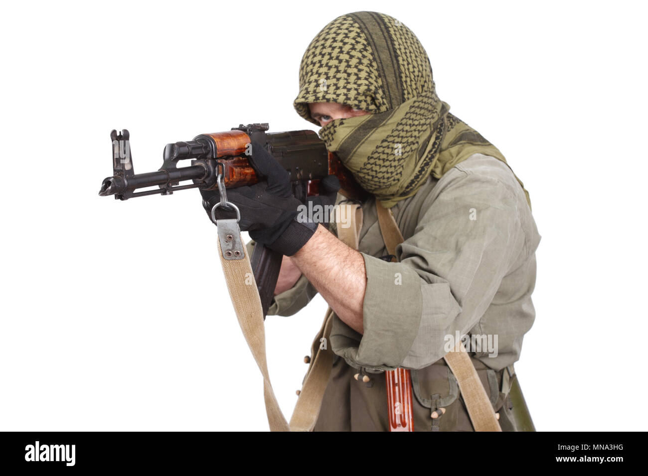 Man Holding Ak47 Gun High Resolution Stock Photography and Images - Alamy