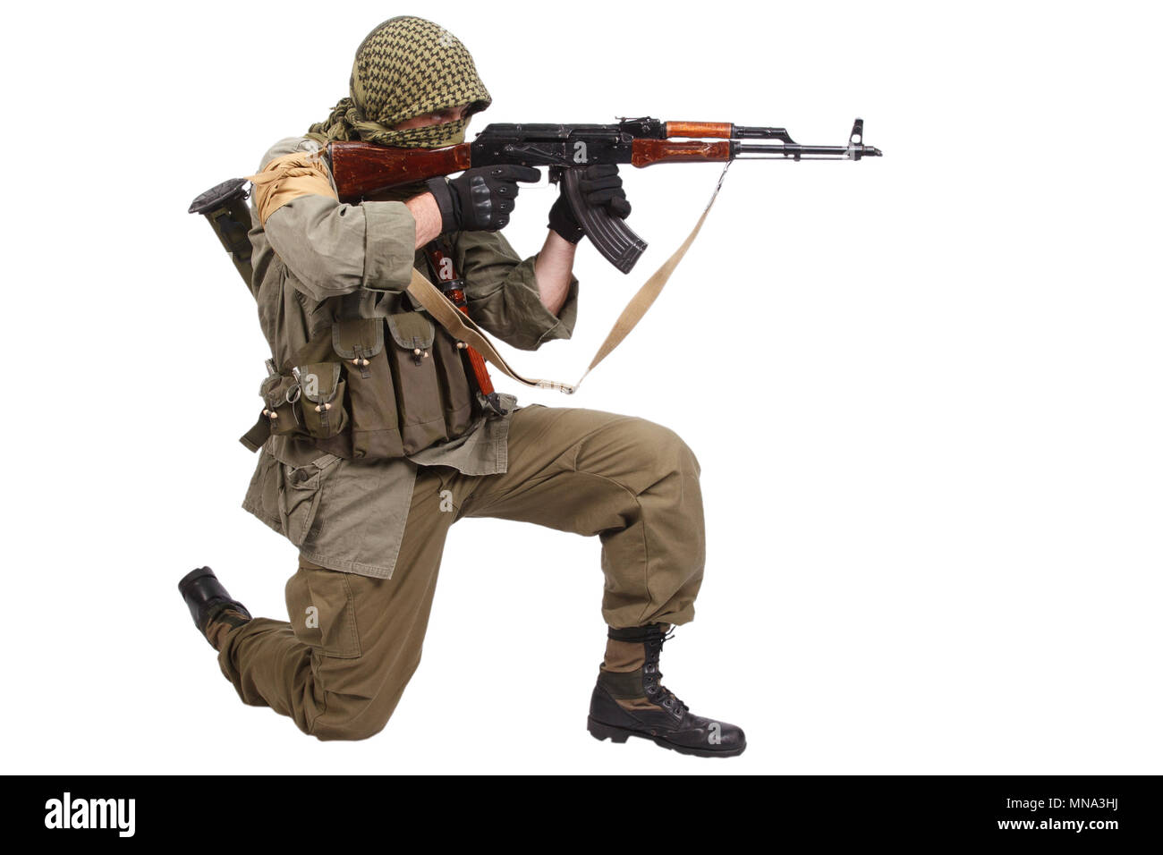 Man Holding Ak47 Gun High Resolution Stock Photography and Images - Alamy