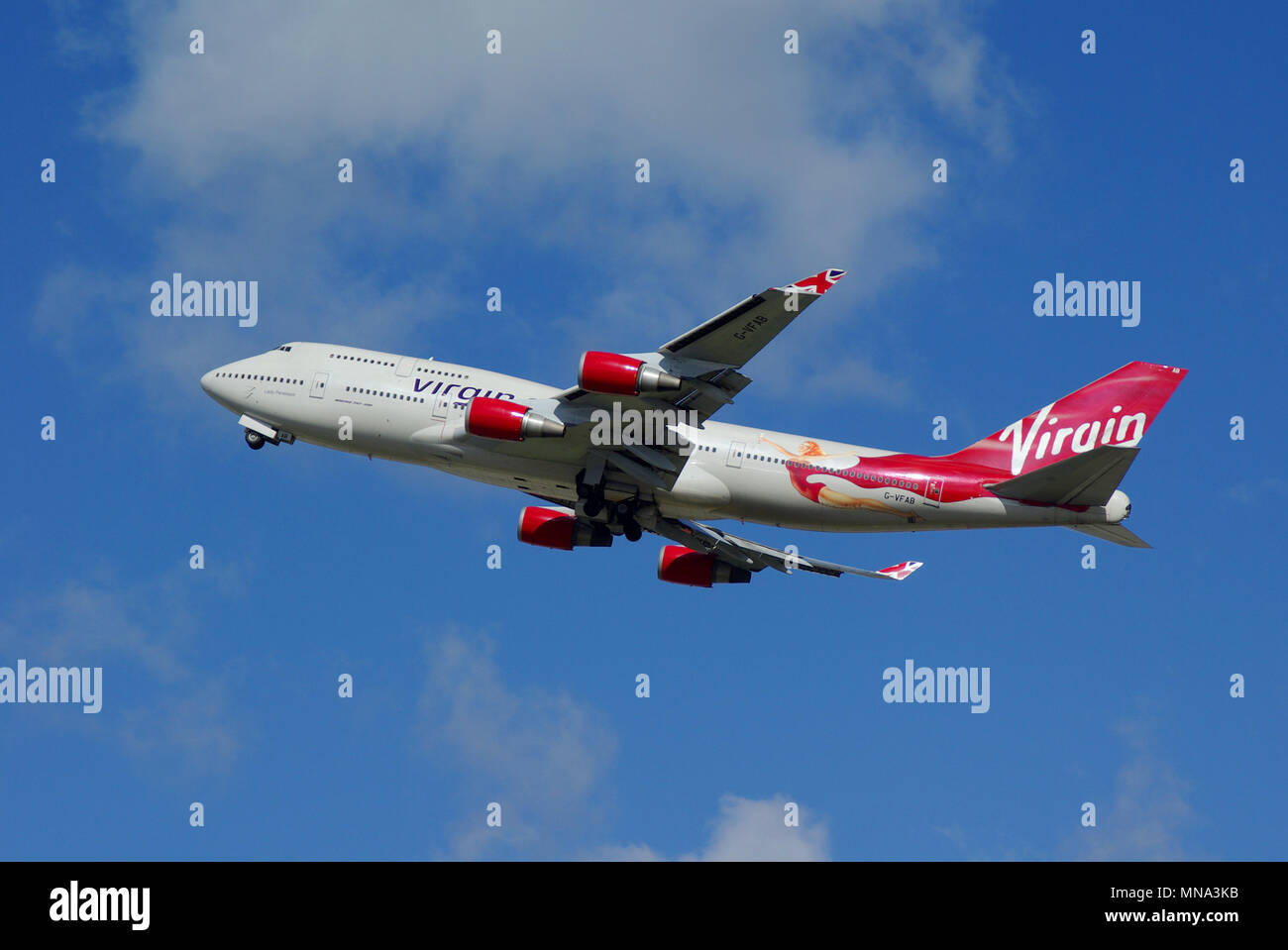 Virgin atlantic airways boeing 747 400 hi-res stock photography and ...