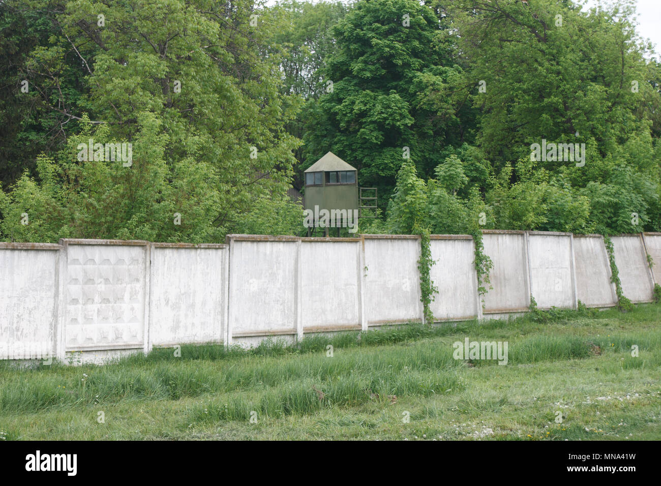 outside the wire of a soviet army military base Stock Photo - Alamy