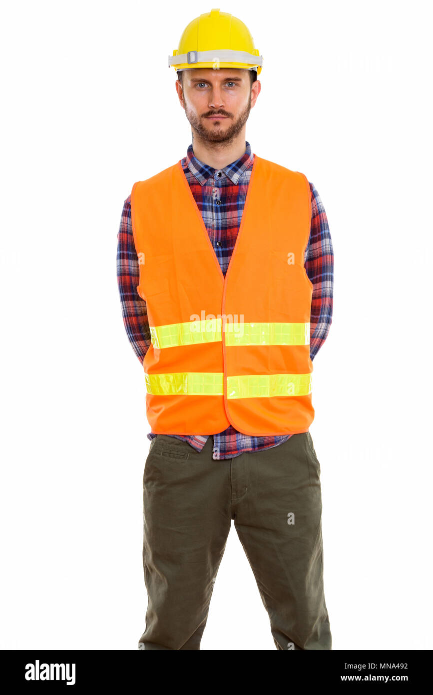 Handsome construction worker hi-res stock photography and images - Alamy