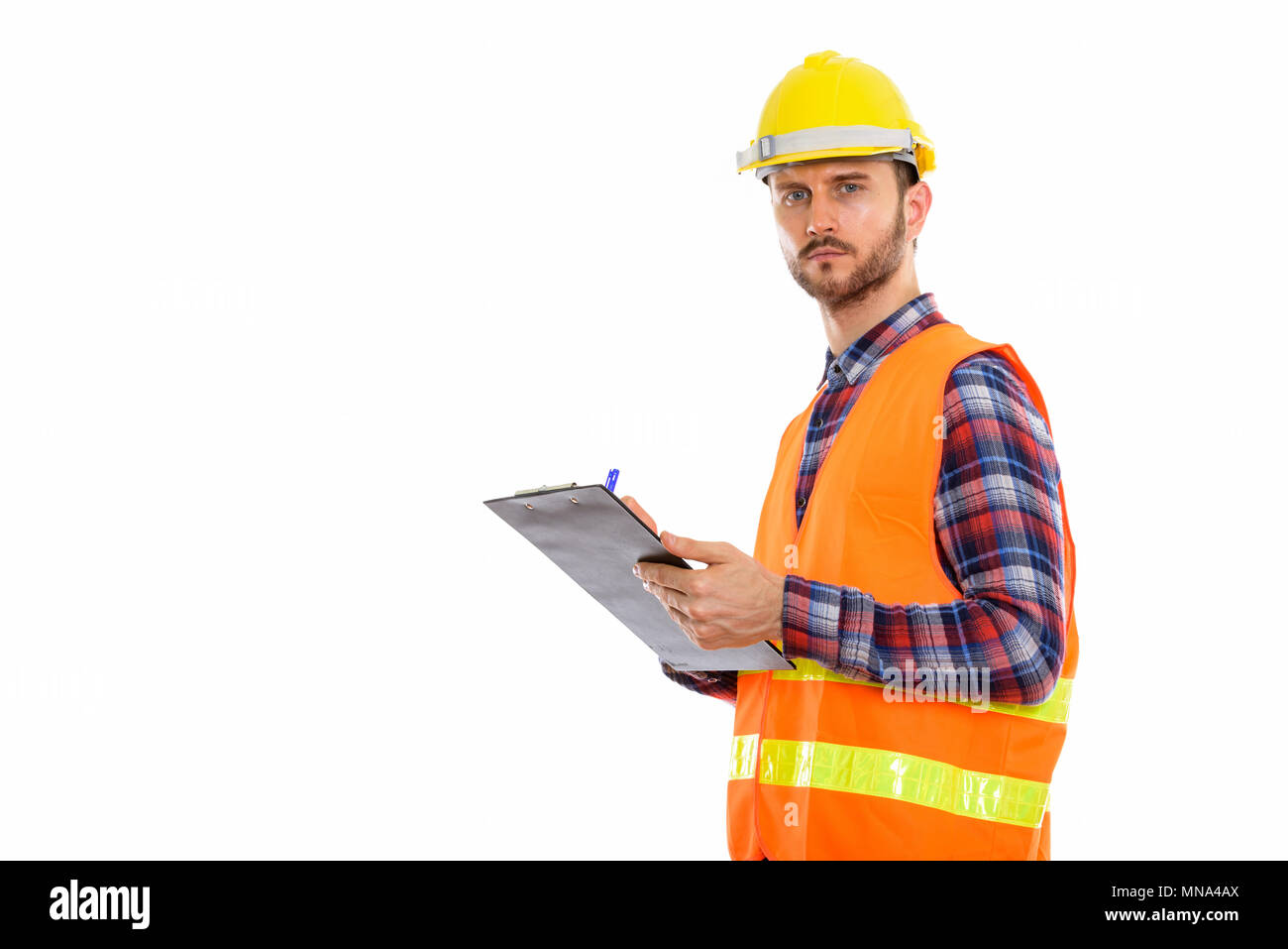 Young bearded man holding hi-res stock photography and images - Alamy