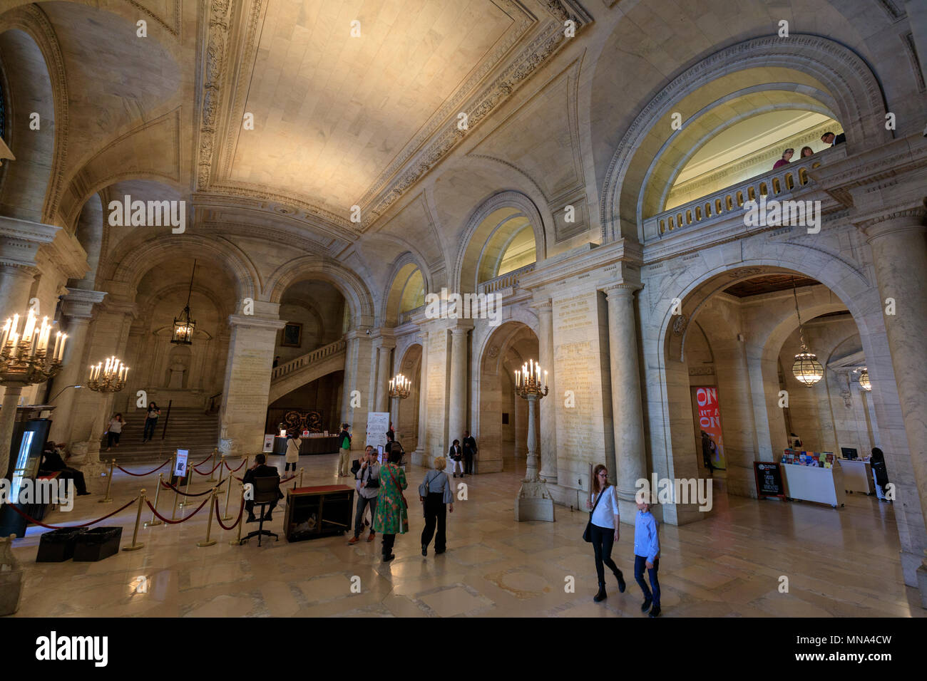 New York, United States - May 12, 2018 : Interior of New York Public ...