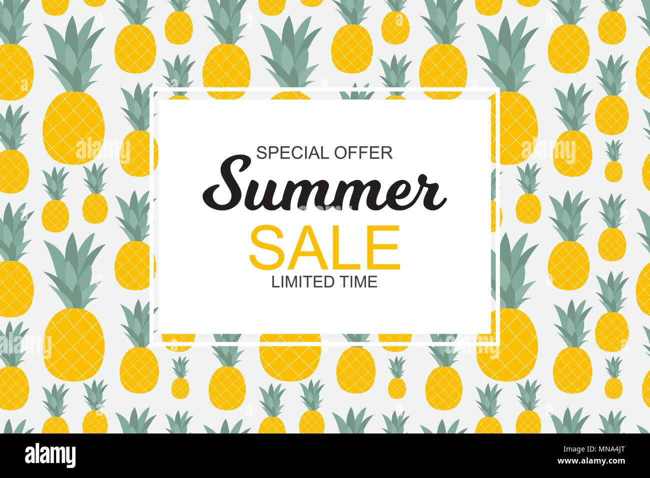Summer sale vector design Stock Vector Images - Alamy