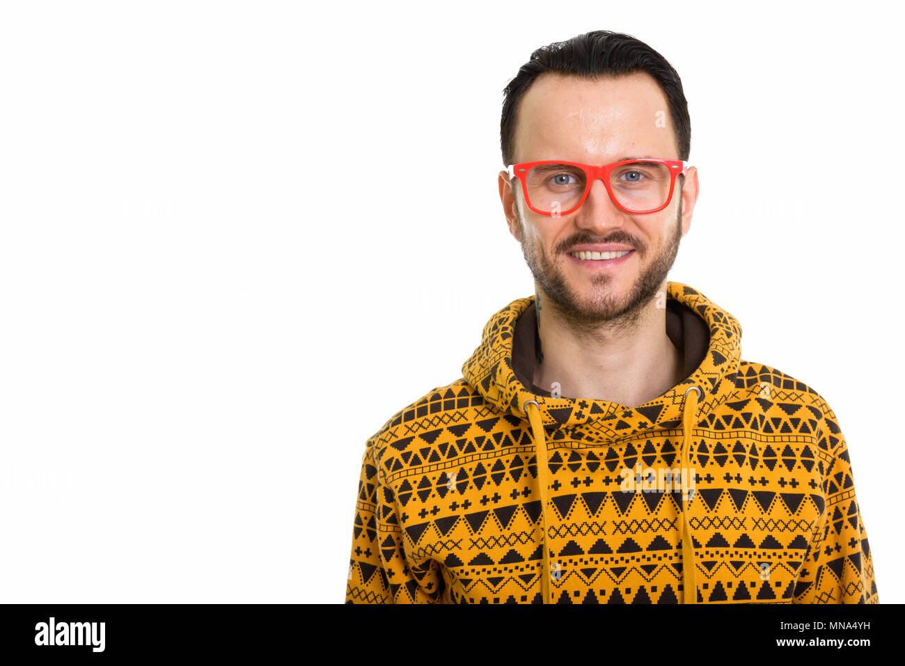 Happy red bearded young man hi-res stock photography and images - Alamy