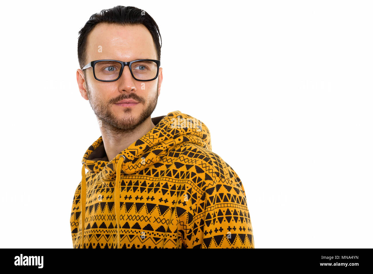 Handsome young back man hi-res stock photography and images - Alamy