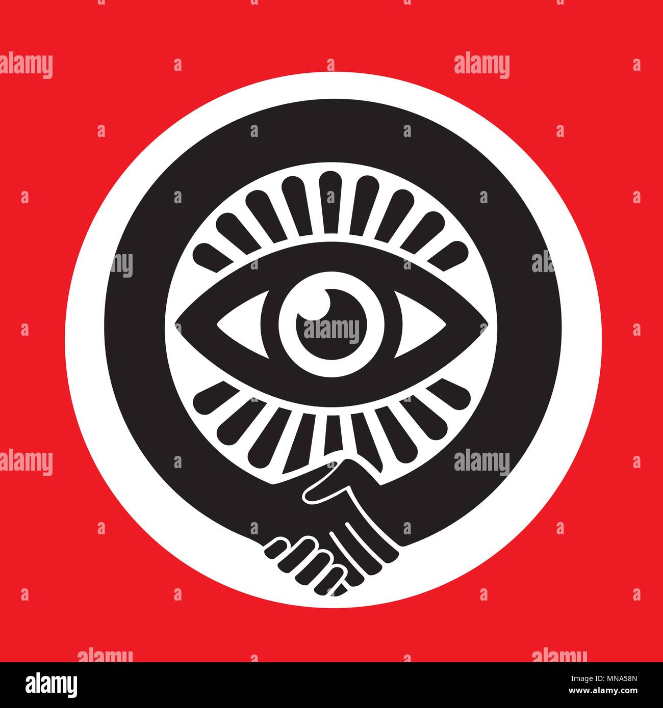 Obey the sign Stock Vector Images - Alamy