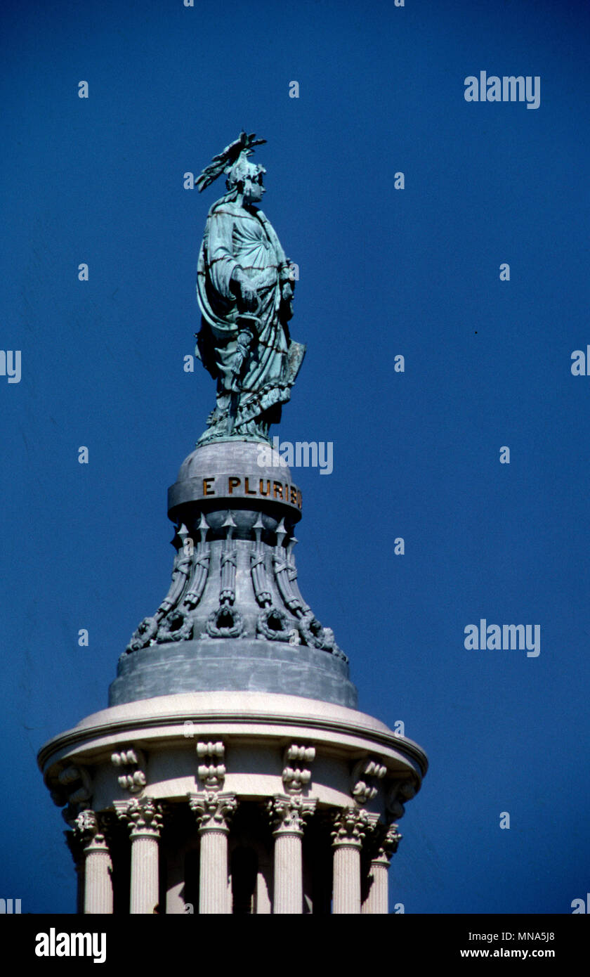 Statue of freedom on capital dome hi-res stock photography and images ...