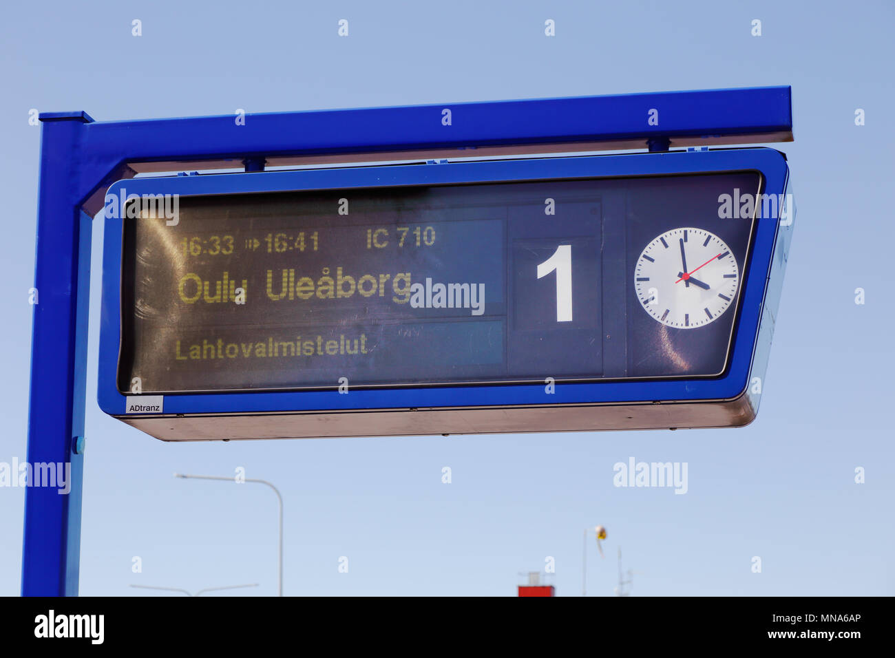 Finland train kemi hi-res stock photography and images - Alamy