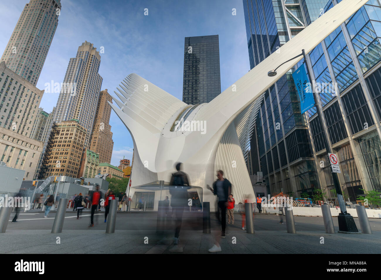 Manhattan, New York City - May 10, 2018 : The Oculus exterior of the ...