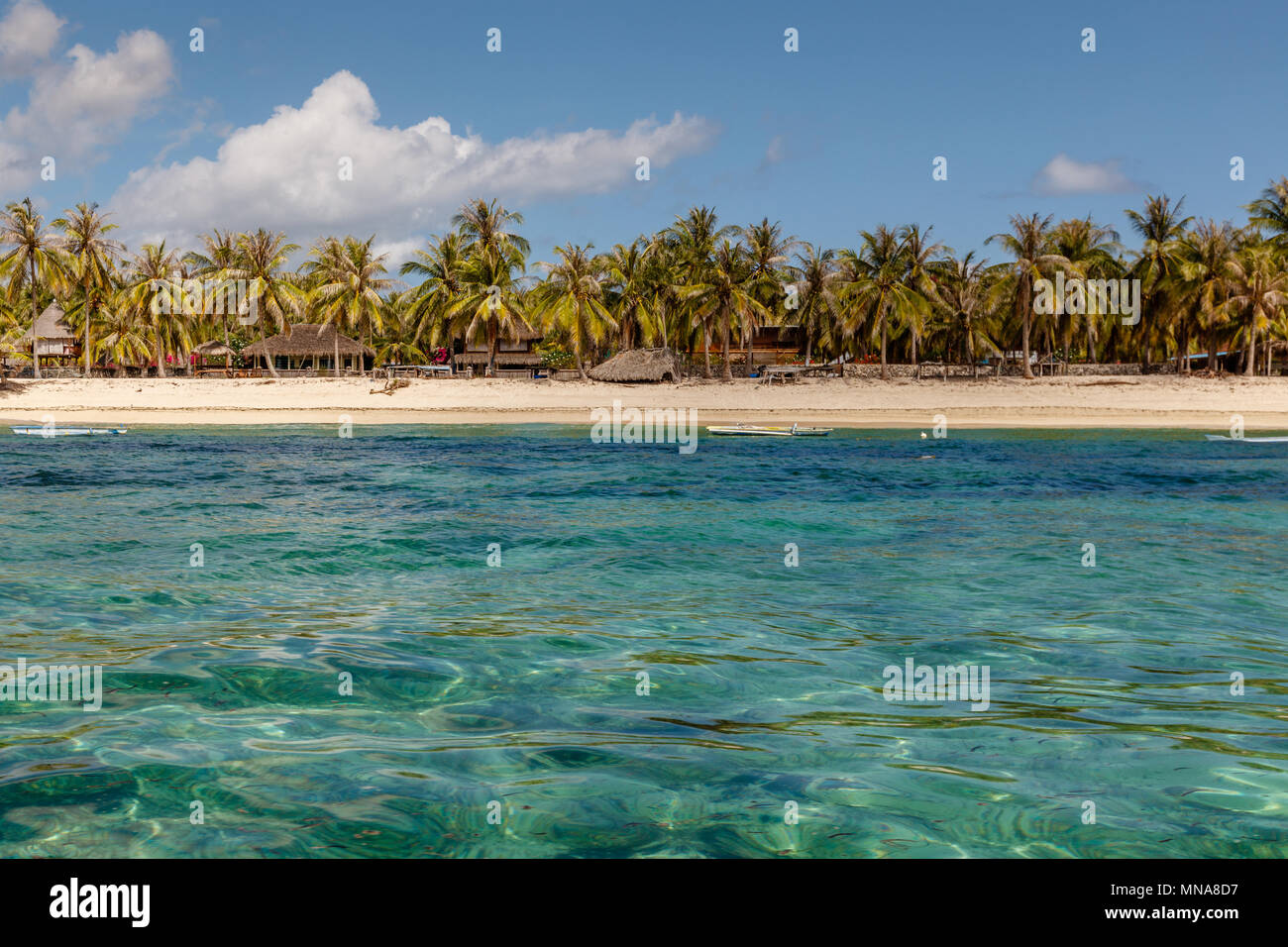 View of Nemberala Beach from the sea side. Rote Island, East Nusa ...