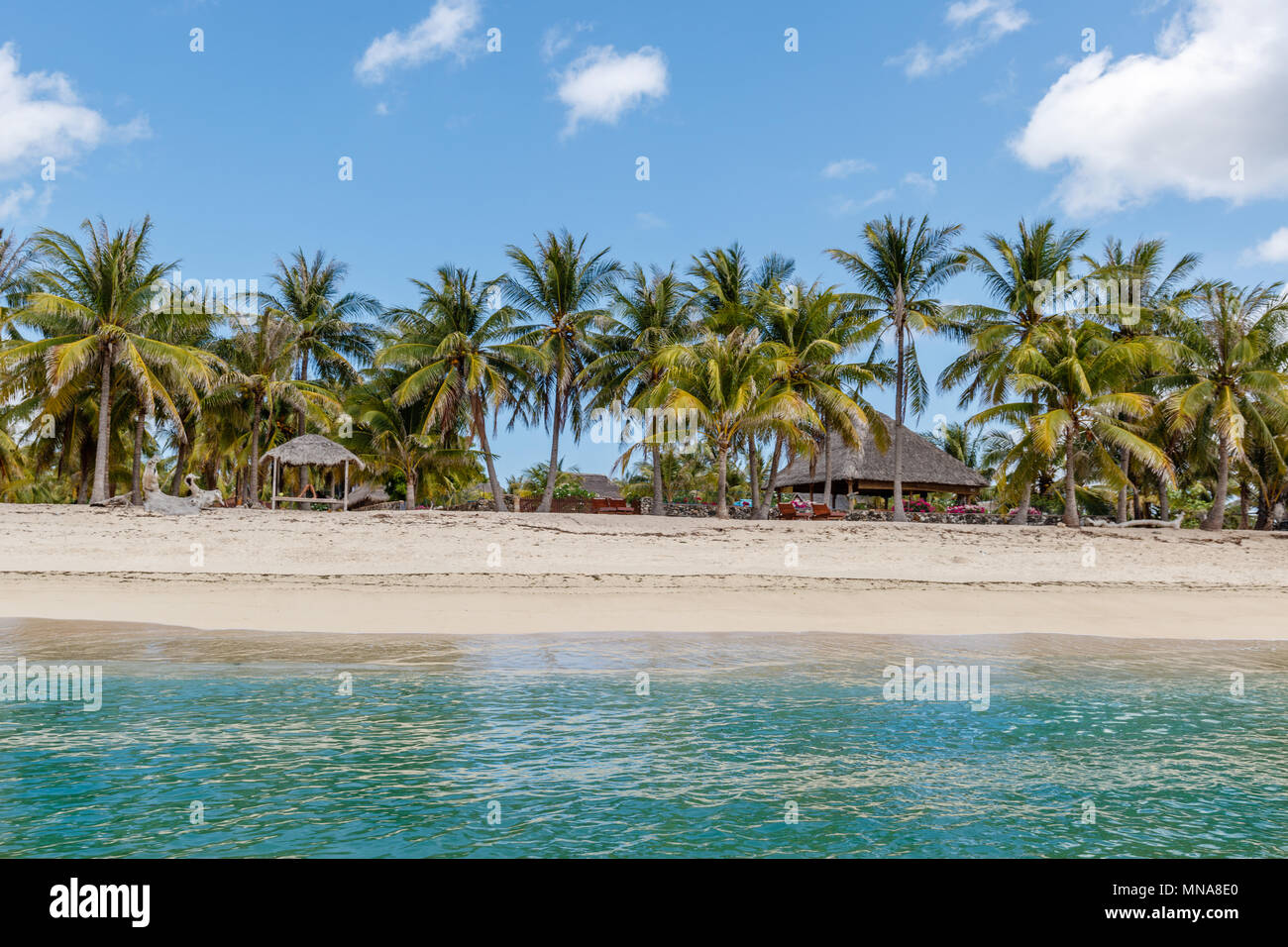 View of Nemberala Beach from the sea side. Rote Island, East Nusa ...