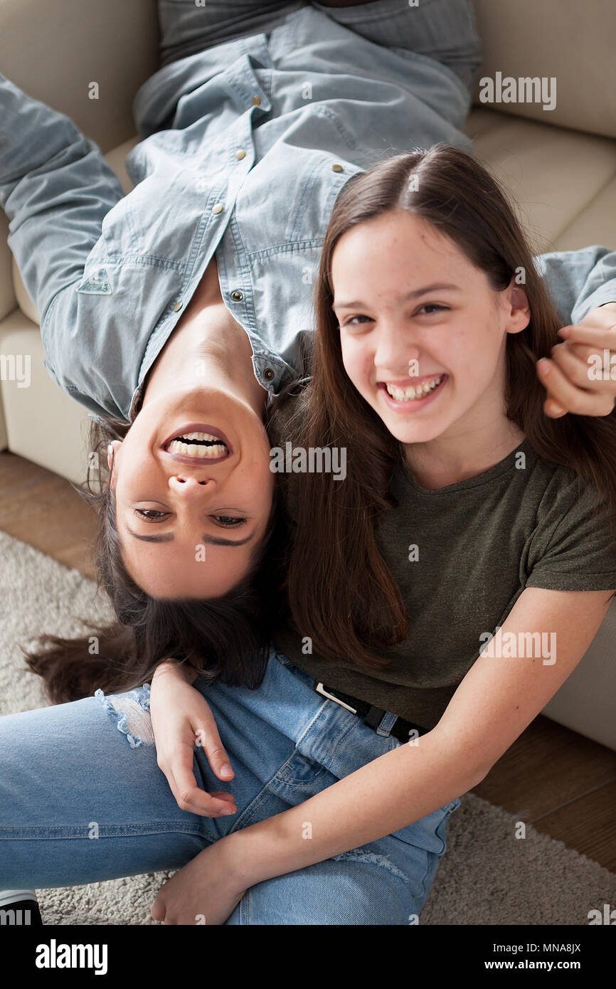 Relationship between two sisters Stock Photo - Alamy