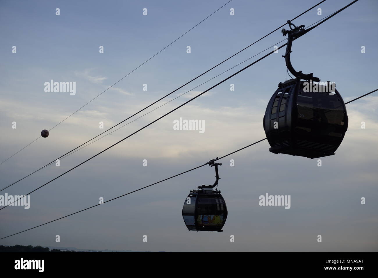 cable car at Mount Faber, Singapore Stock Photo - Alamy