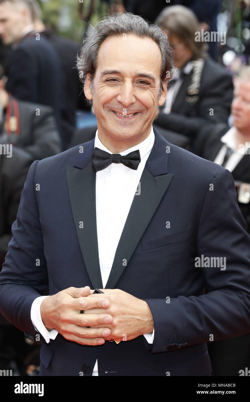 Cannes, Frankreich. 14th May, 2018. Alexandre Desplat attending the ...
