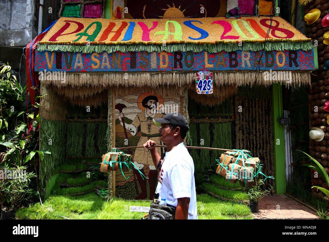 Lucban, Quezon Province, Philippines. 15th May, 2018. A goat's cheese ...