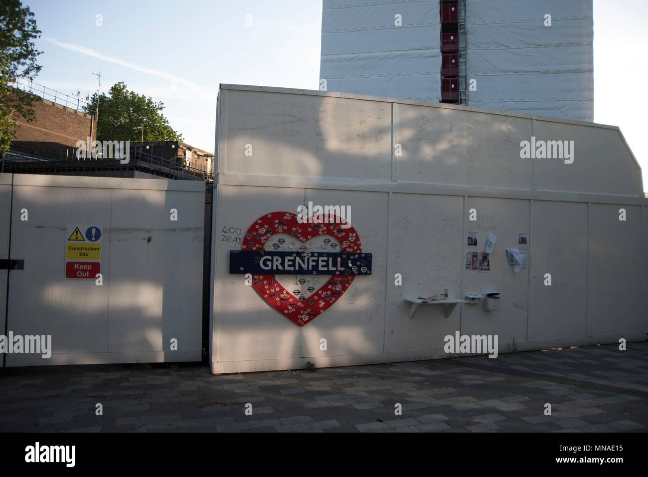 Grenfell tower anniversary hi-res stock photography and images - Alamy