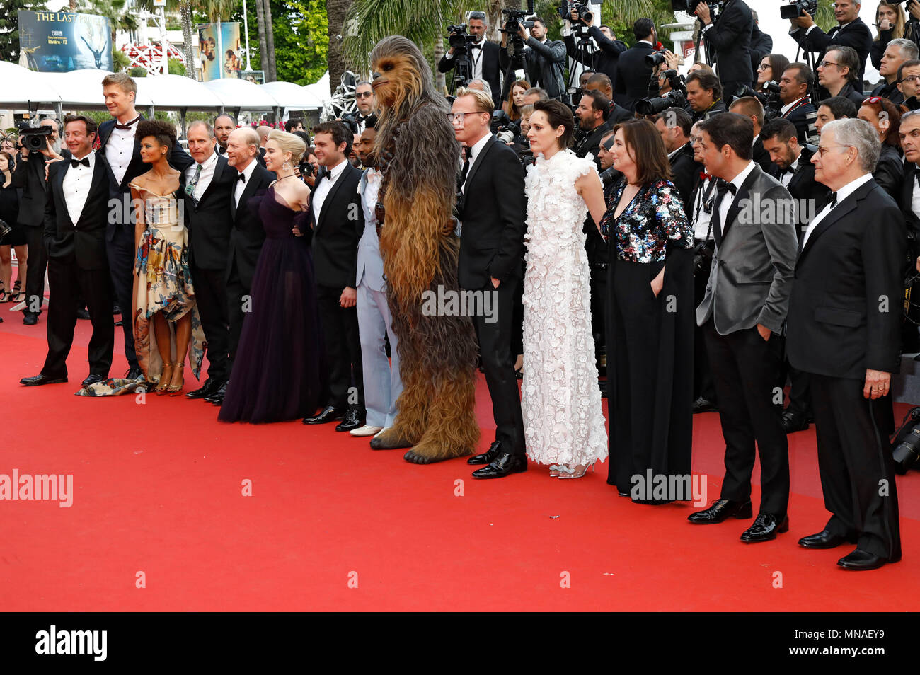 Cannes, France. 15th May 2018. Producer Simon Emanuel, actor Joonas ...