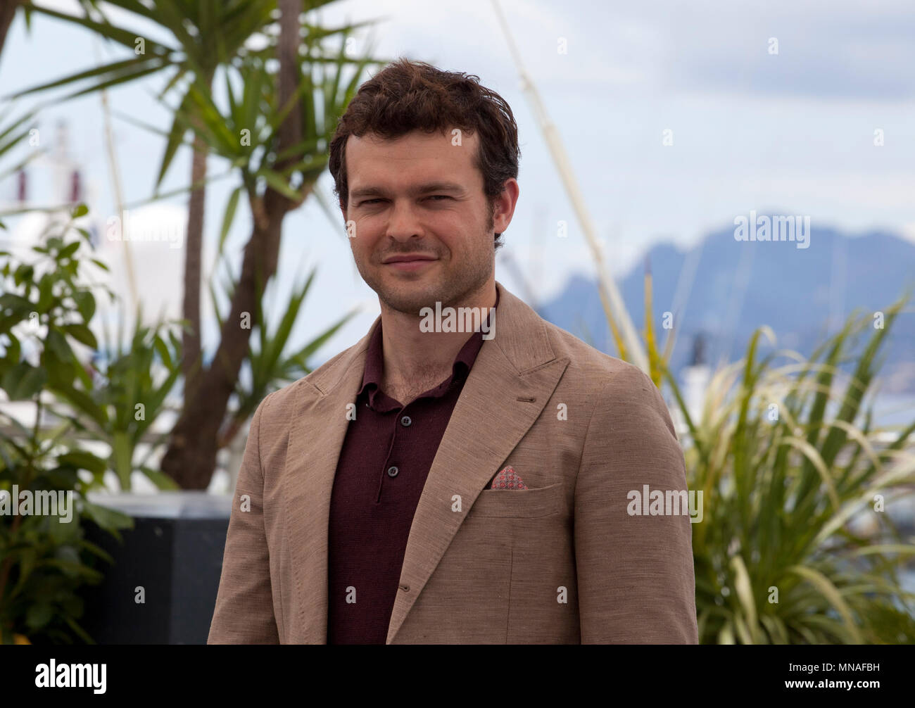 Actor Alden Ehrenreich at the Solo: A Star Wars Story film photo call ...