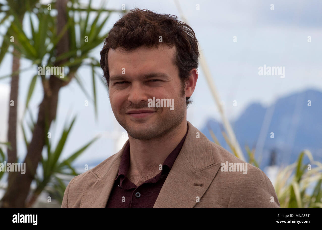 Actor Alden Ehrenreich at the Solo: A Star Wars Story film photo call ...