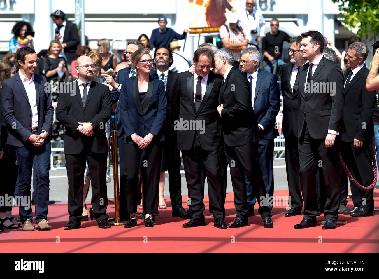 CANNES, FRANCE - MAY 15: (L-R) Producer Christophe Rossignon, guest ...