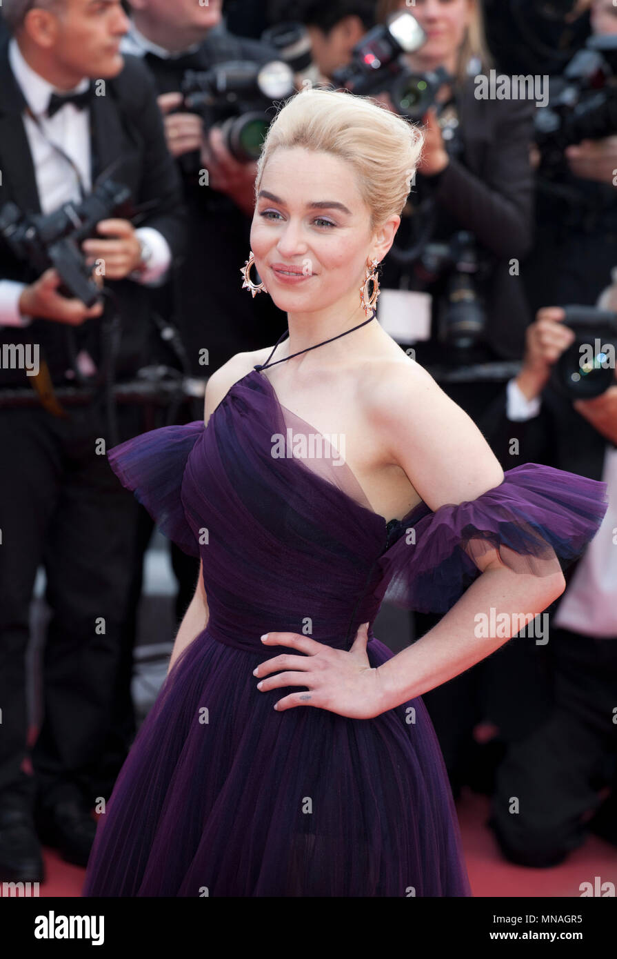 Actress Emilia Clarke at the Solo: A Star Wars Story gala screening at ...