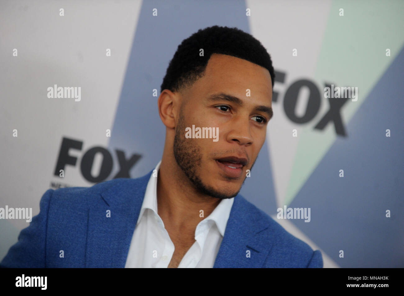 NEW YORK, NY - MAY 14: Trai Byers attends the 2018 Fox Network Upfront ...