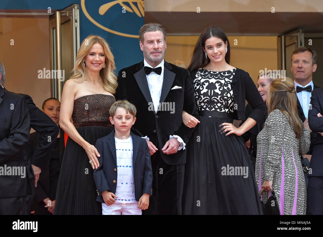 CANNES, FRANCE - MAY 15: Kelly Preston, Benjamin Travolta, John ...