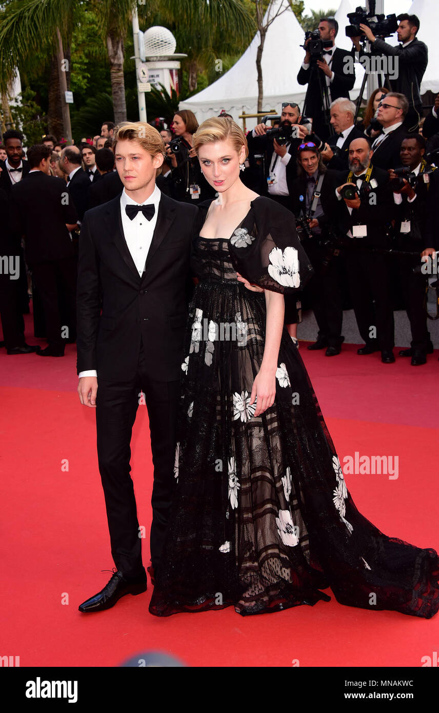 Cannes, France. 15th May 2018. Elizabeth Debicki and Joe Alwyn ...