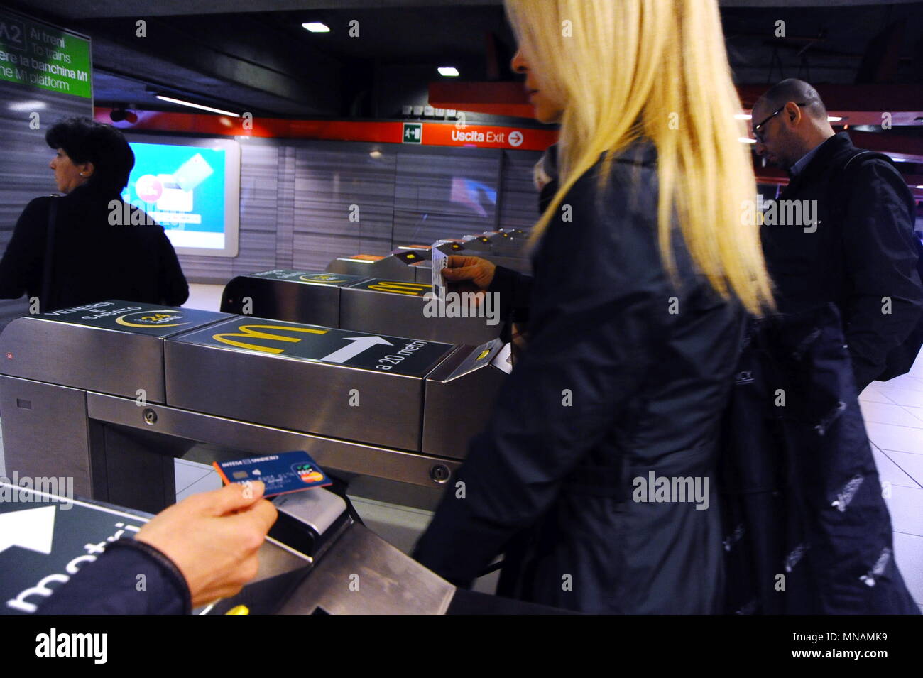 New payment system for Metro tickets by credit card (Maurizio Maule ...