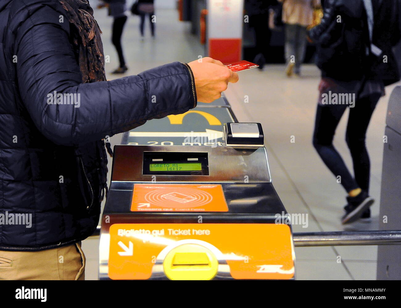 New payment system for Metro tickets by credit card (Maurizio Maule ...