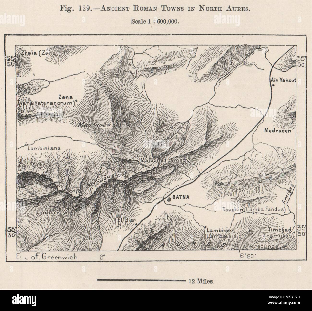 Roman towns in North Aurès Mountains.Batna Timgad Lambaesis.Algeria ...