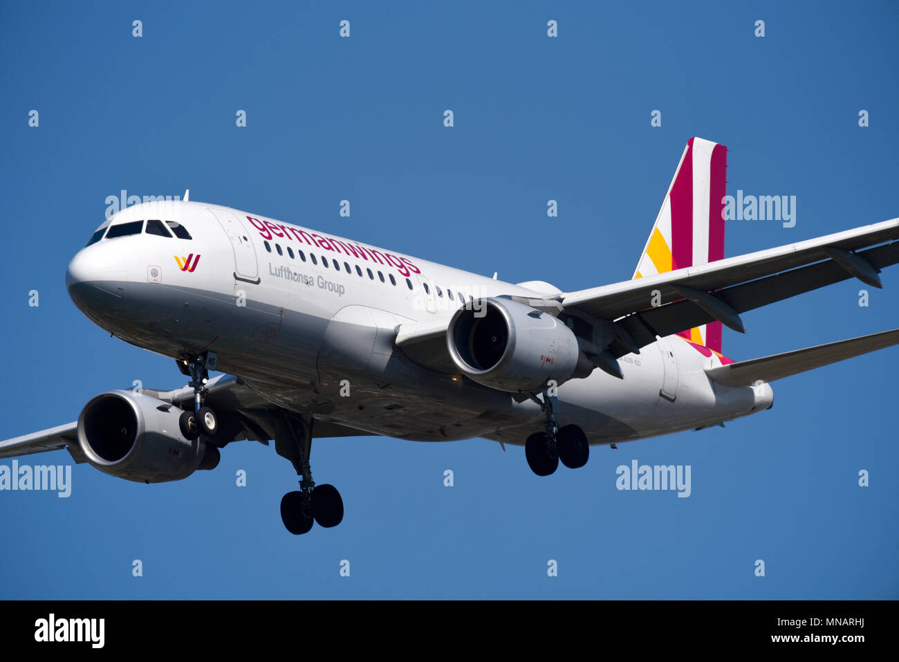 Blue wings airbus a319 commercial airliner hi-res stock photography and ...