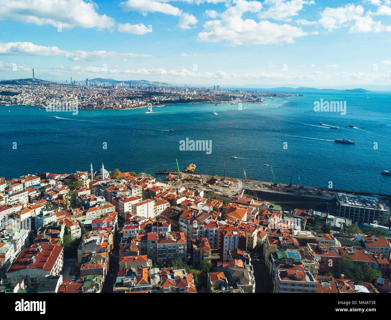 Aerial view of Istanbul Stock Photo - Alamy