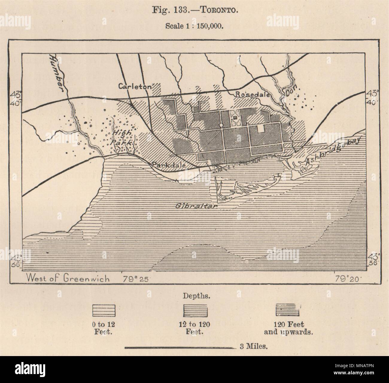 Toronto map vintage hi-res stock photography and images - Alamy