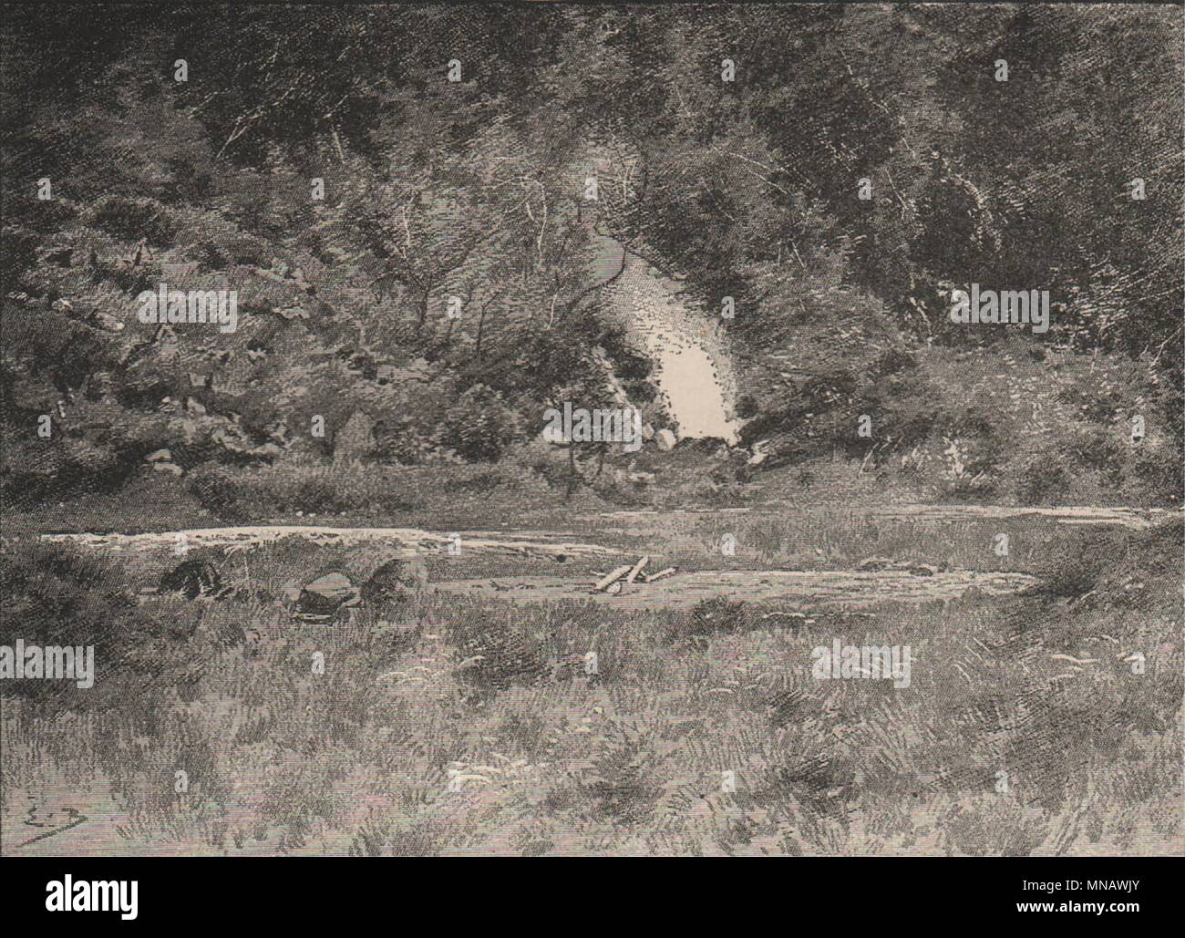 Ausol at Ahuachapan. Ahuachapán. El Salvador. Central America 1885 old ...