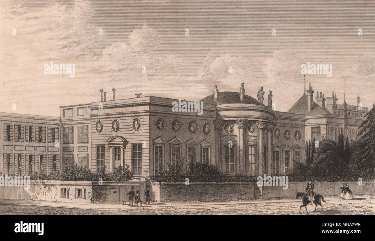 PARIS. Palais de la Legion d'Honneur. BICKNELL 1845 old antique print ...