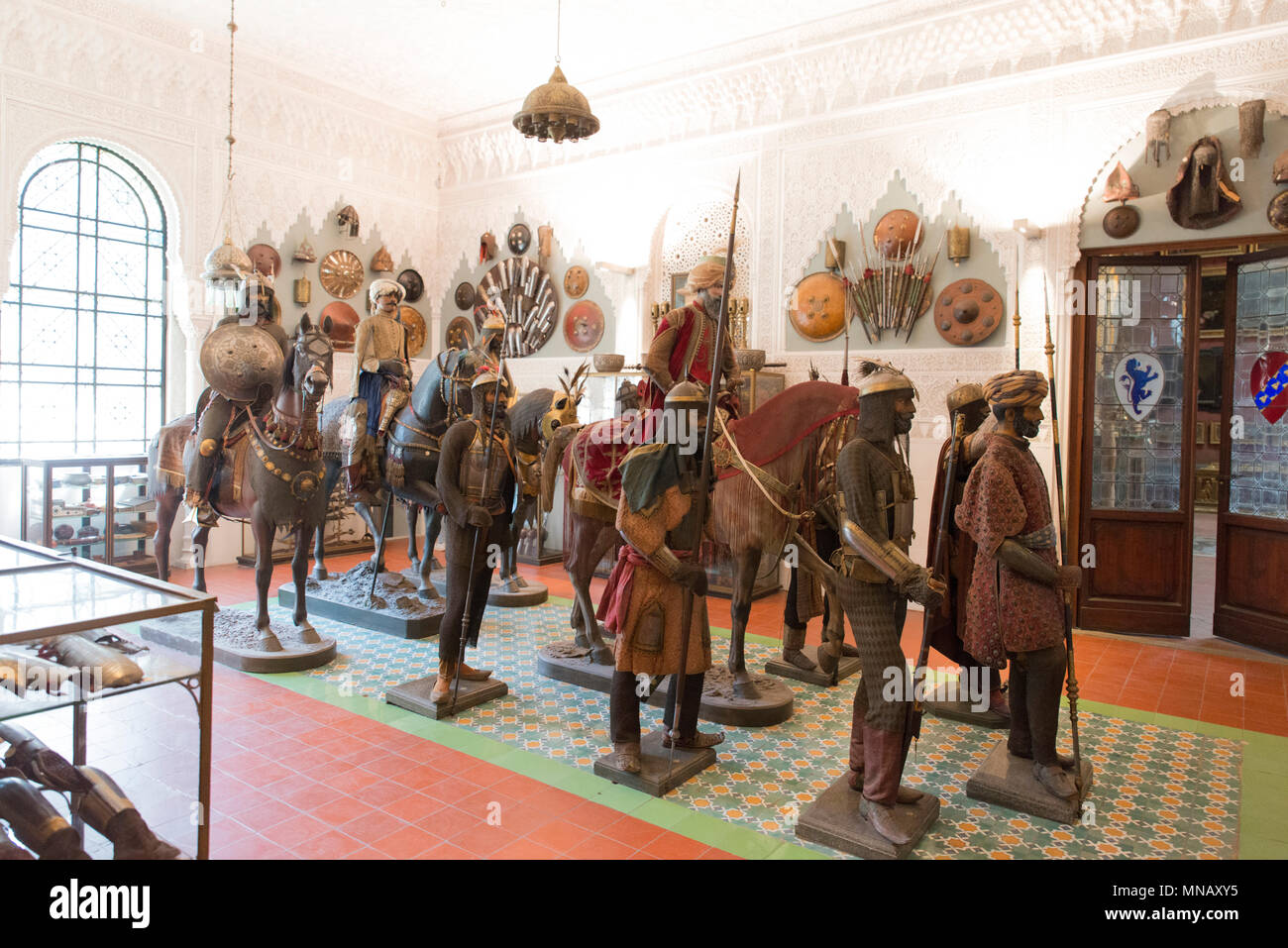 Stibbert Museum, Firenze - Florence - Interior - Ottoman armor room ...